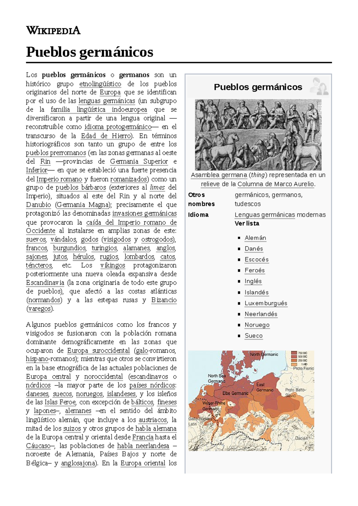 Pueblos germánicos - Pueblos germánicos Asamblea germana (thing ...