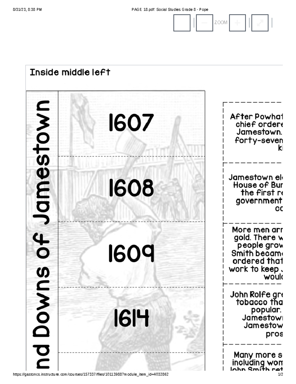 PAGE 18.pdf Social Studies Grade 8 - Pope - 8/31/23, 8:38 PM PAGE 18 ...
