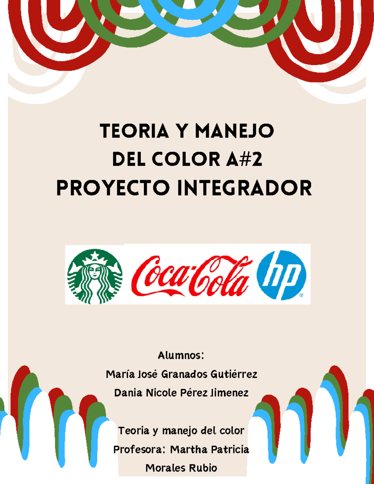 A#8 MJGG - tarea no.8 - Teoria y manejo del color A# 2 Proyecto ...