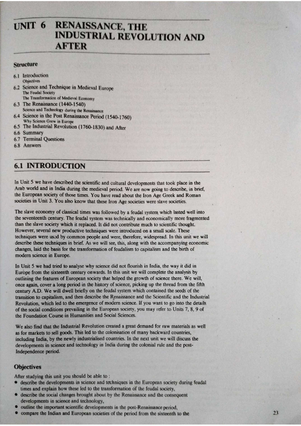 Fst1 unit6 renaissance, the industrial revolution and after ...