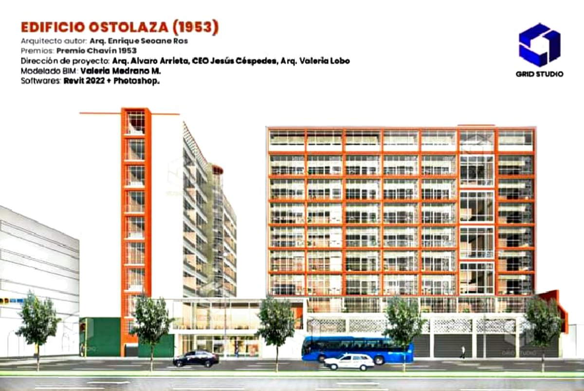 617350469- Edificio- Ostolaza - EDIFICIO OSTOLAZA (1953) A1qu1tec10 aut or Arq. Enr5quo Sooano ...