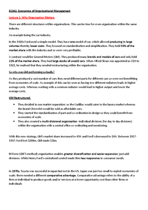 Lecture 11 - Econ work - Lecture 11 – Unemployment and Inflation ...
