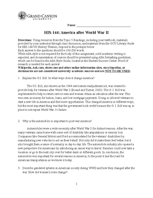 [scaffolding] HIS-144 Topic 5 - Name: ______________________ HIS144 ...