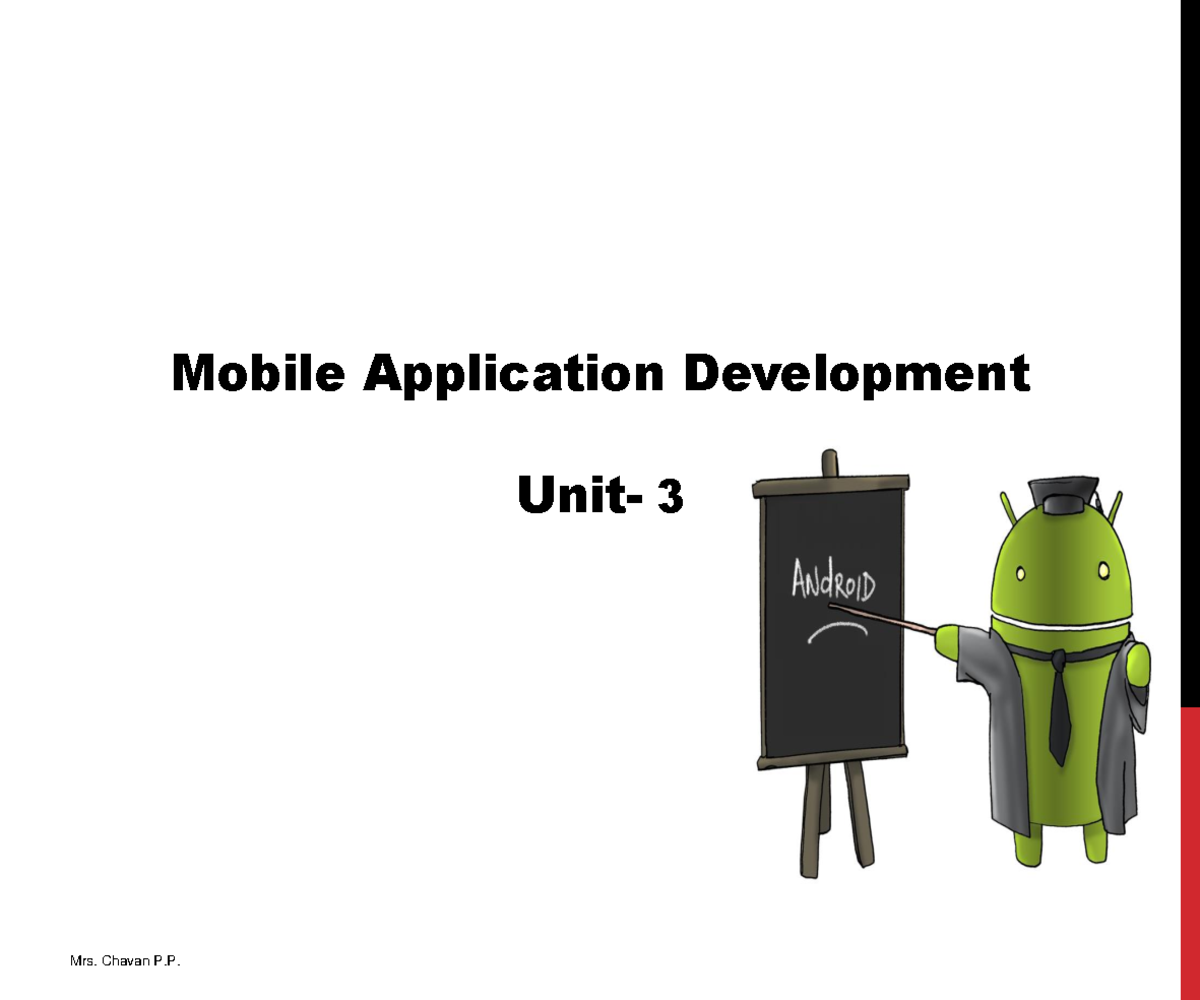 MAD unit 3 Msbte Store - Mobile application development - Mobile Application Development Unit- 3 ...