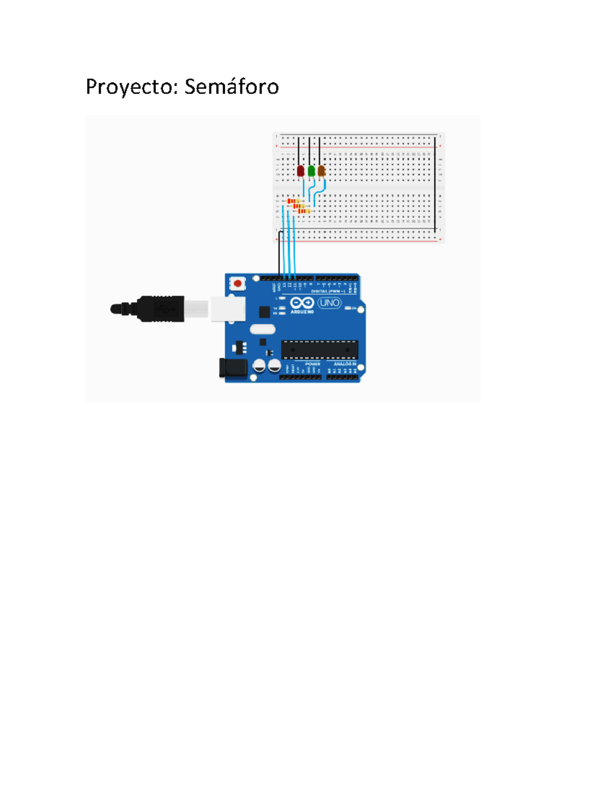 S09.s1 Semáforo Arduino - ingenieria de sistemas - Proyecto: Semáforo ...