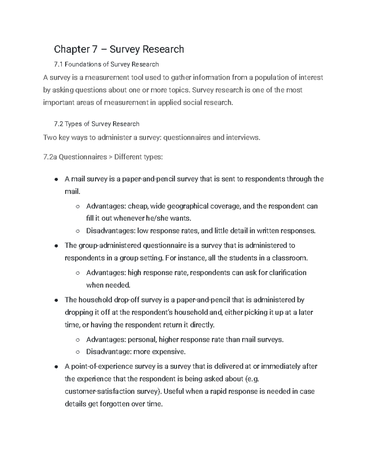 Full Summary BRM - brm full revision sheet in English all chapters ...
