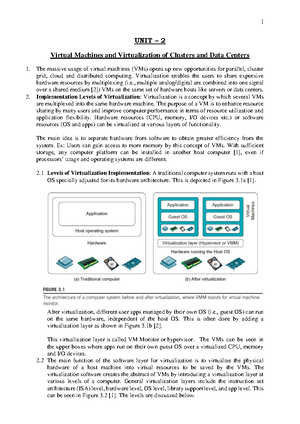 CC UNIT-1 PART-1 - Notes - CLOUD CONPUTING UNIT-I 1 SCALABLE COMPUTING ...