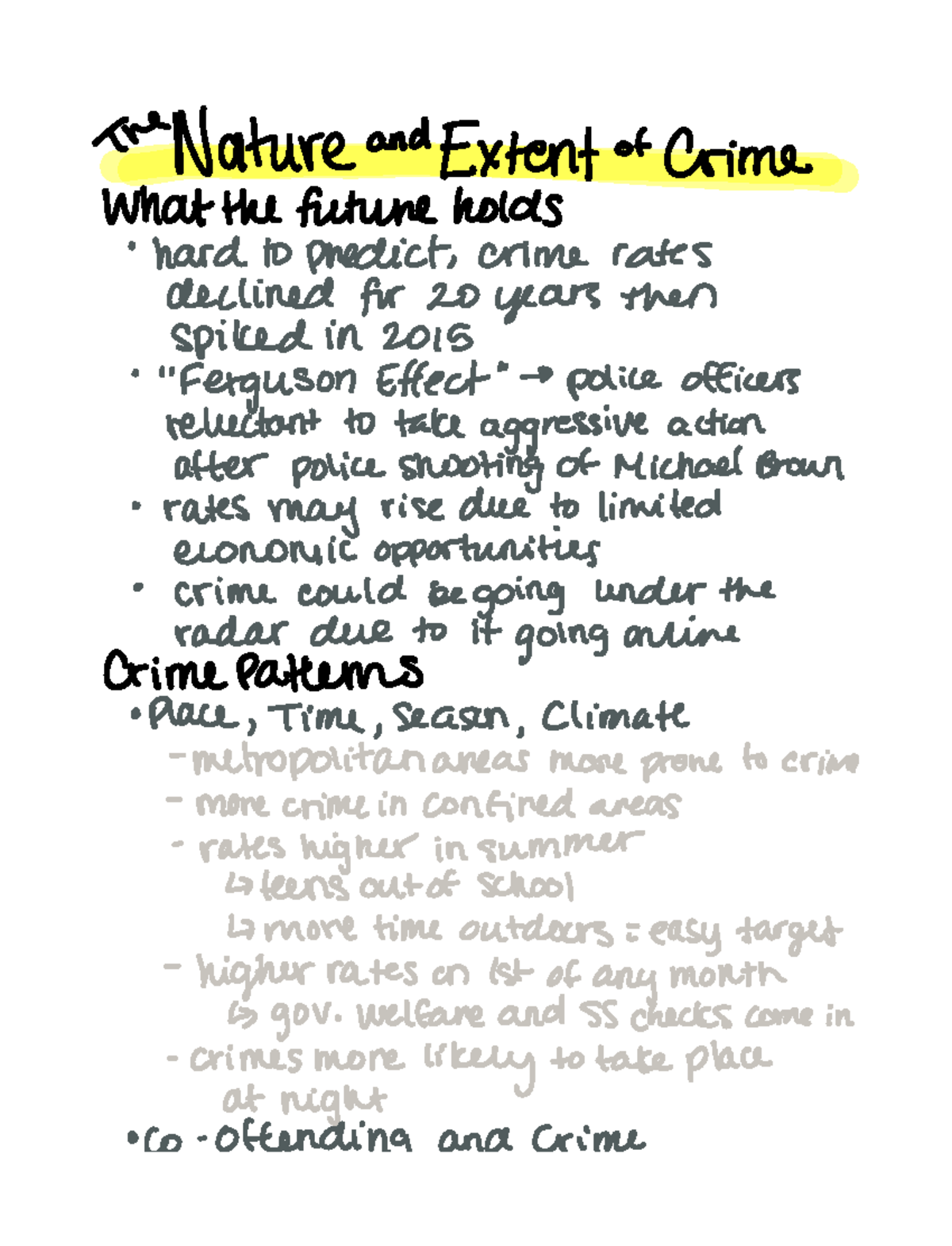 Chapter 2 - The Nature and Extent of Crime - ere Nature and Extent of Crime What the future ...
