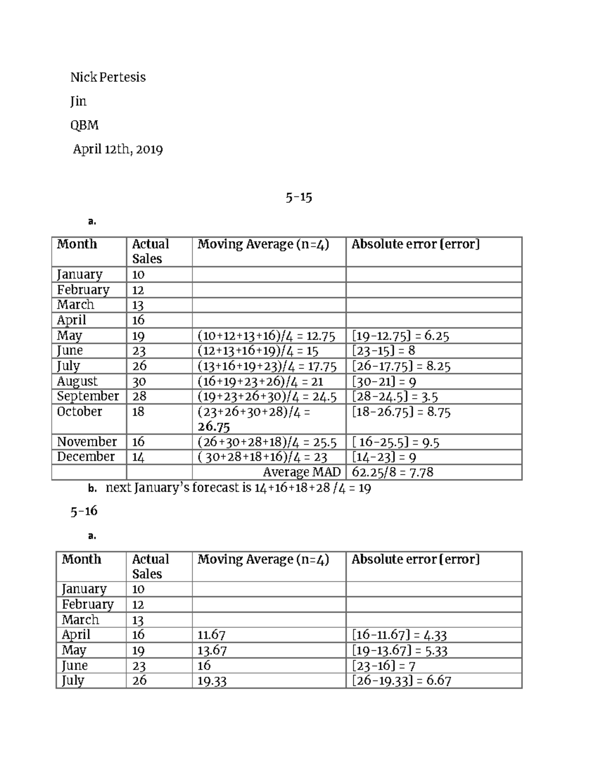 QBM Assignment 4 12 19 Updated - Nick Pertesis Jin QBM April 12th, 2019 ...