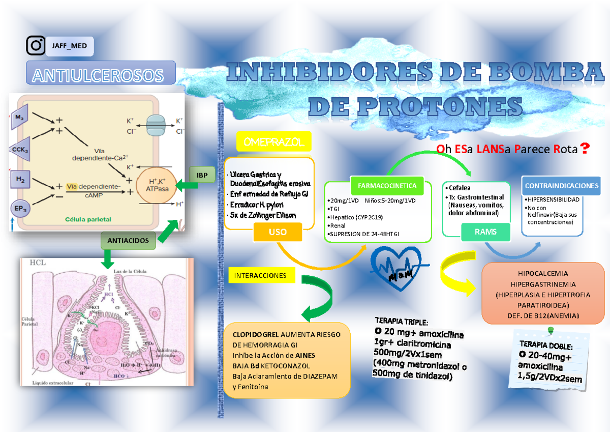 IBP- Antiacidos: Farmacos - FARMACOLOGIA - UNAP - Studocu