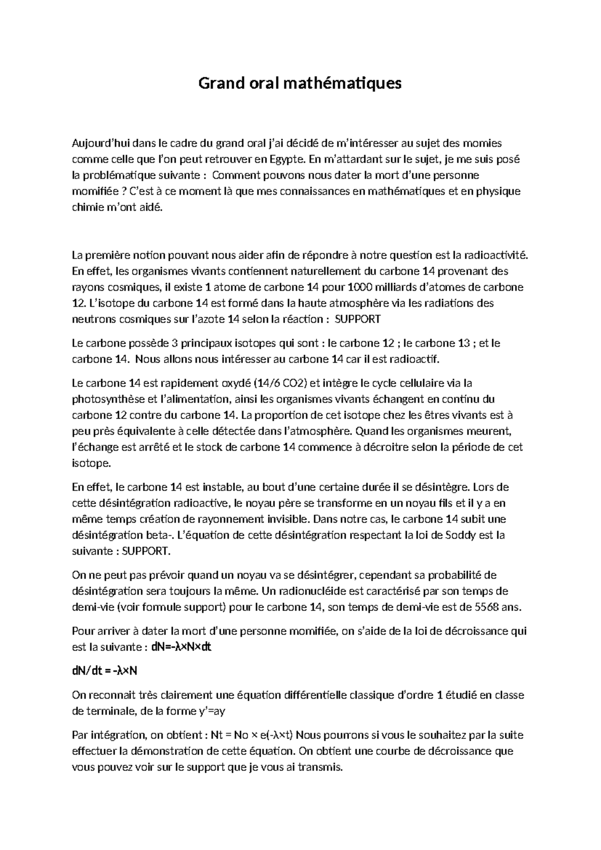 Grand oral math Ã©matiques - Grand oral mathématiques Aujourd’hui dans ...