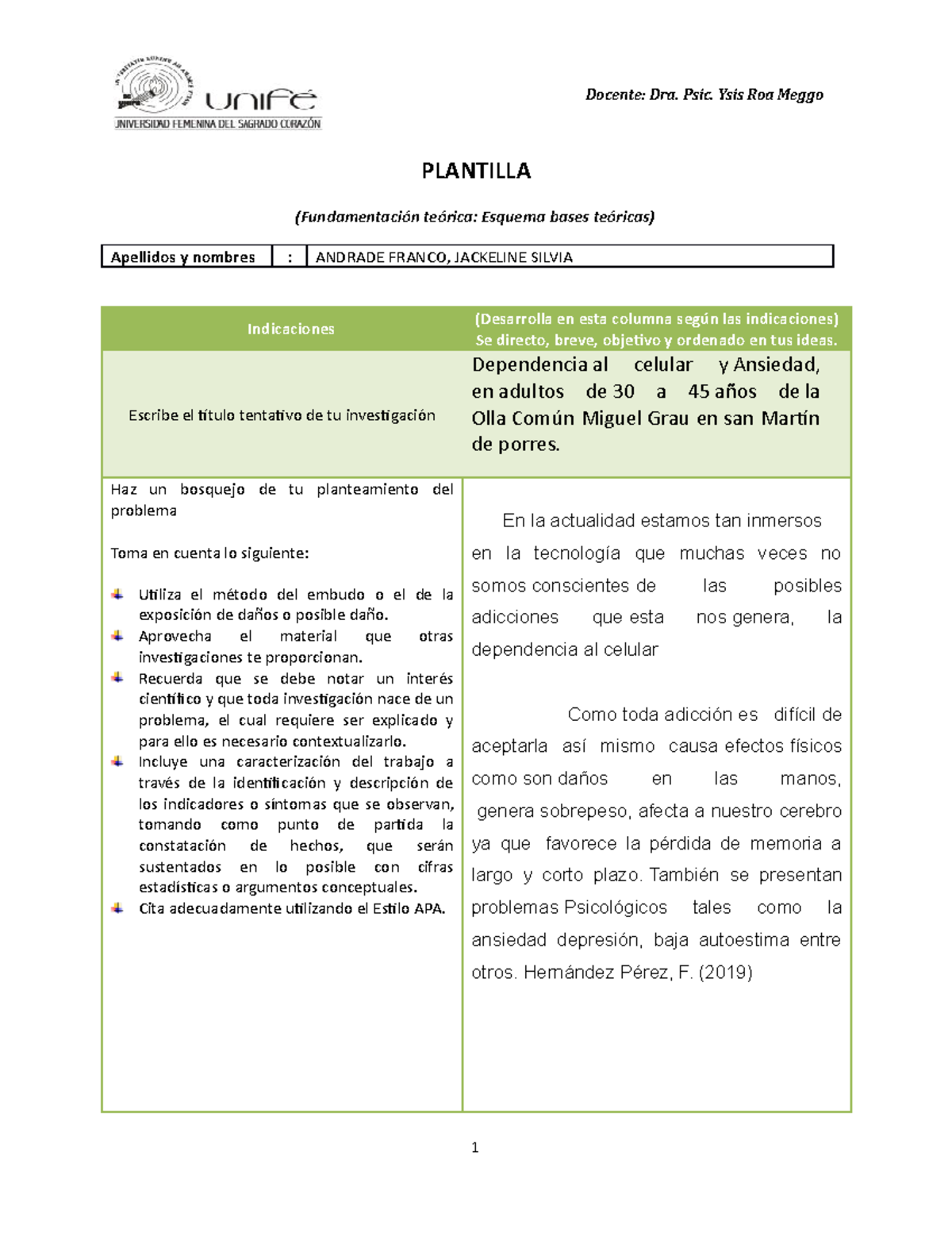 Bases Teóricas de marco teorico - PLANTILLA (Fundamentación teórica ...