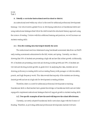 Collaborative Leader-D188-Task 1 - D 188 - WGU - Studocu