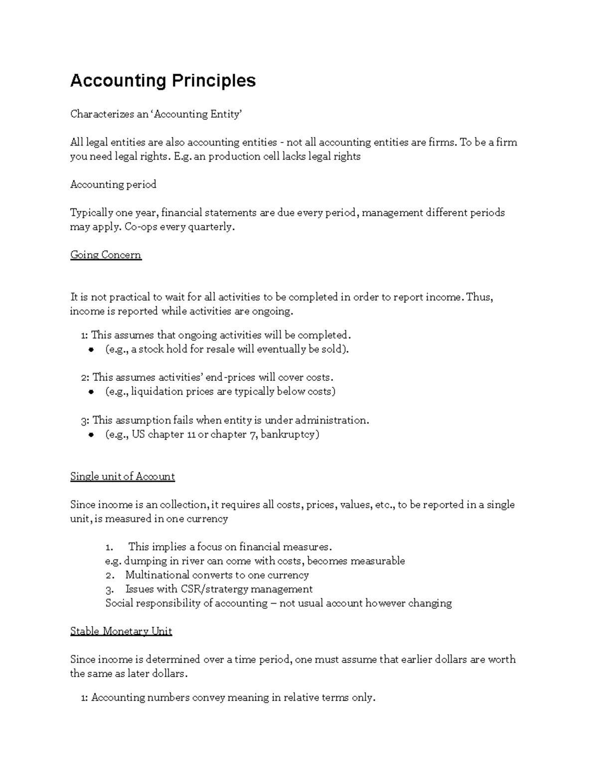 Accounting Test Cheat Sheet ACCT102 - Accounting Principles ...