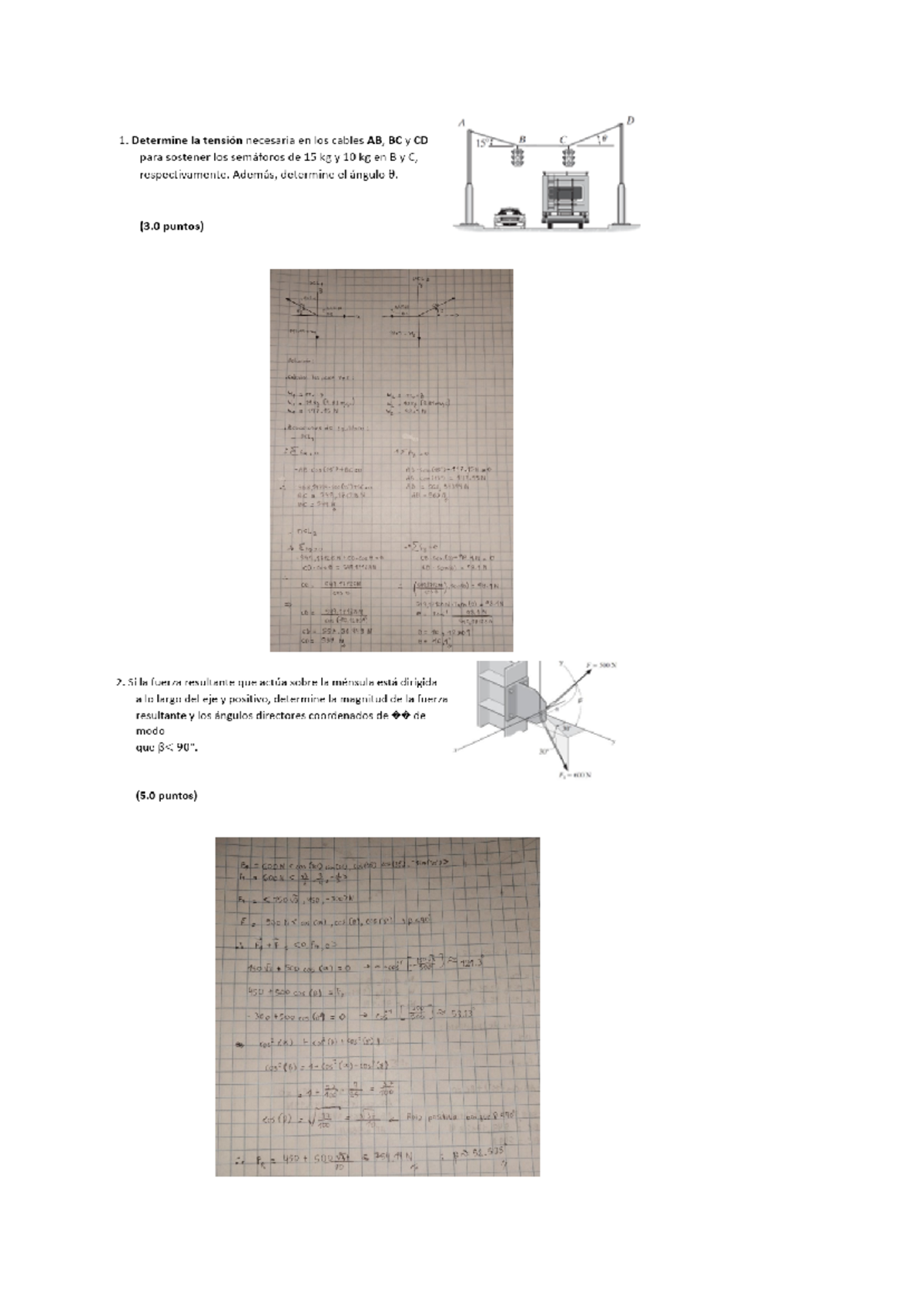 Ejercicios resueltos estática - Estatica - Studocu