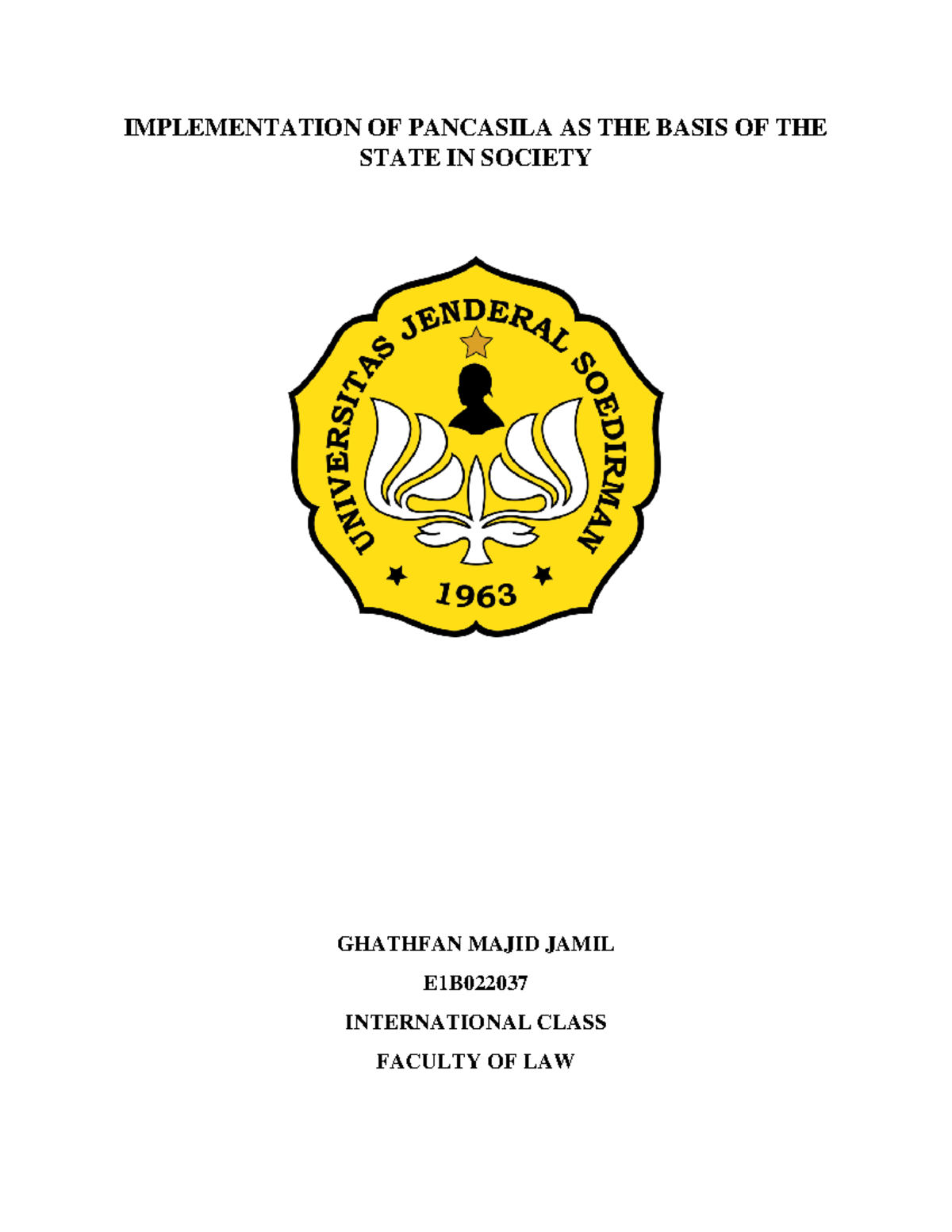 Implementation Of Pancasila As The Basis Of The State In Society Implementation Of Pancasila