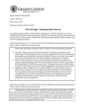 Topic 6 Final Draft Expository Essay - Final Draft: Expository Essay ...