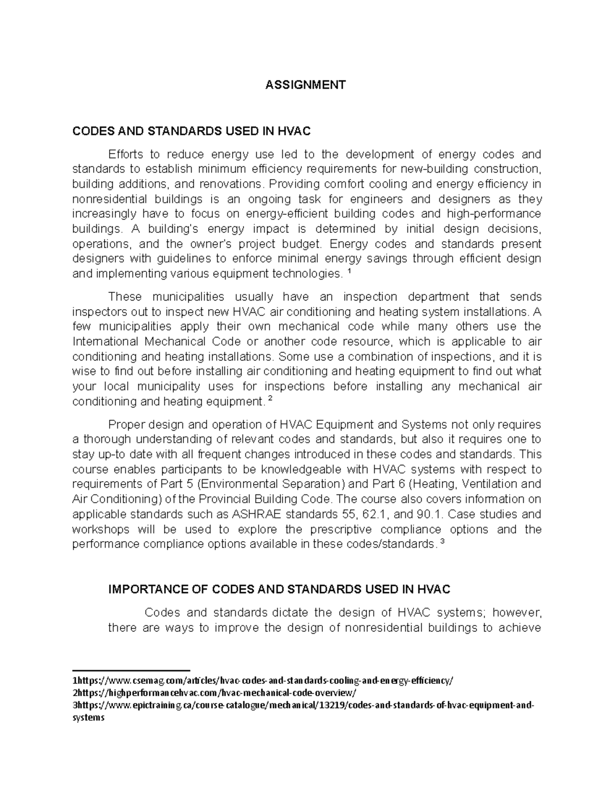 Assign 26 - Airconditioning and Ventilation Systems -CODES AND ...