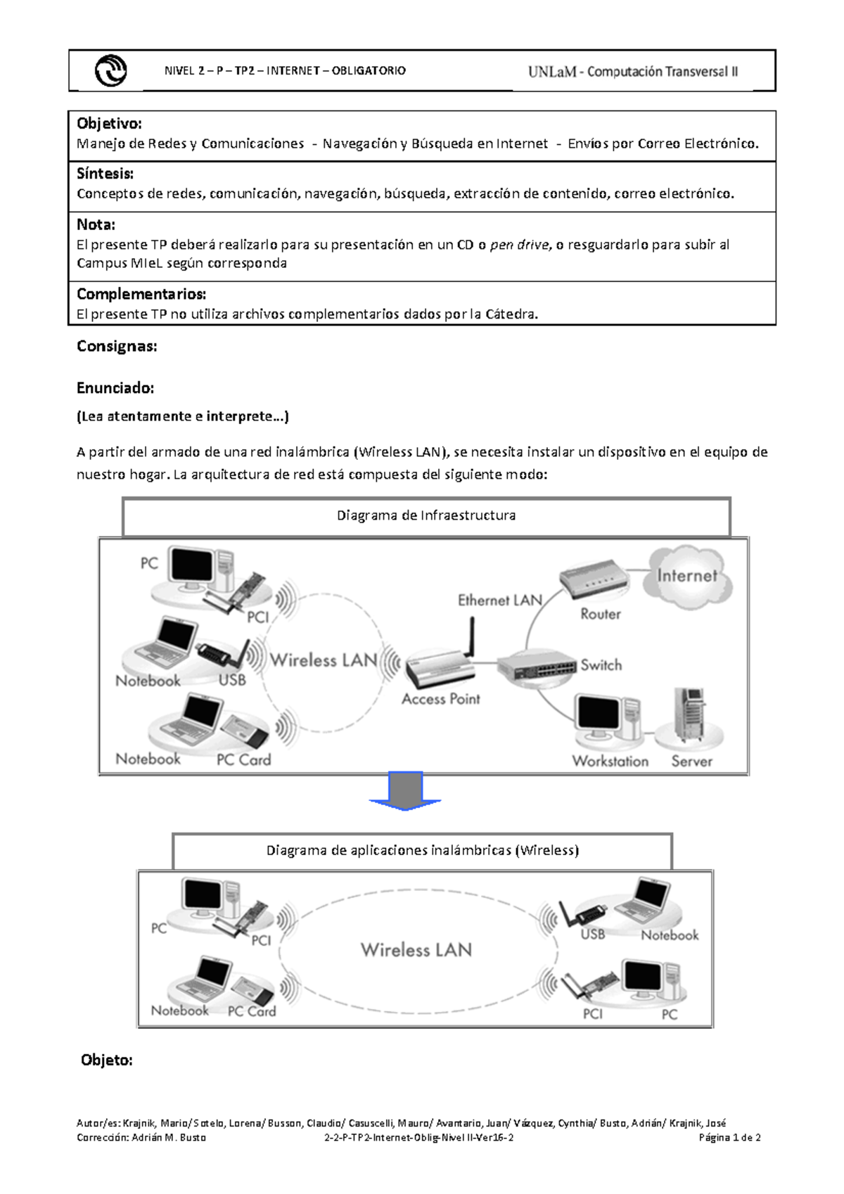 2 2 P TP2 Internet Oblig Nivel II Ver16 2 - Warning: TT: undefined function: 32 NIVEL 2 – P ...