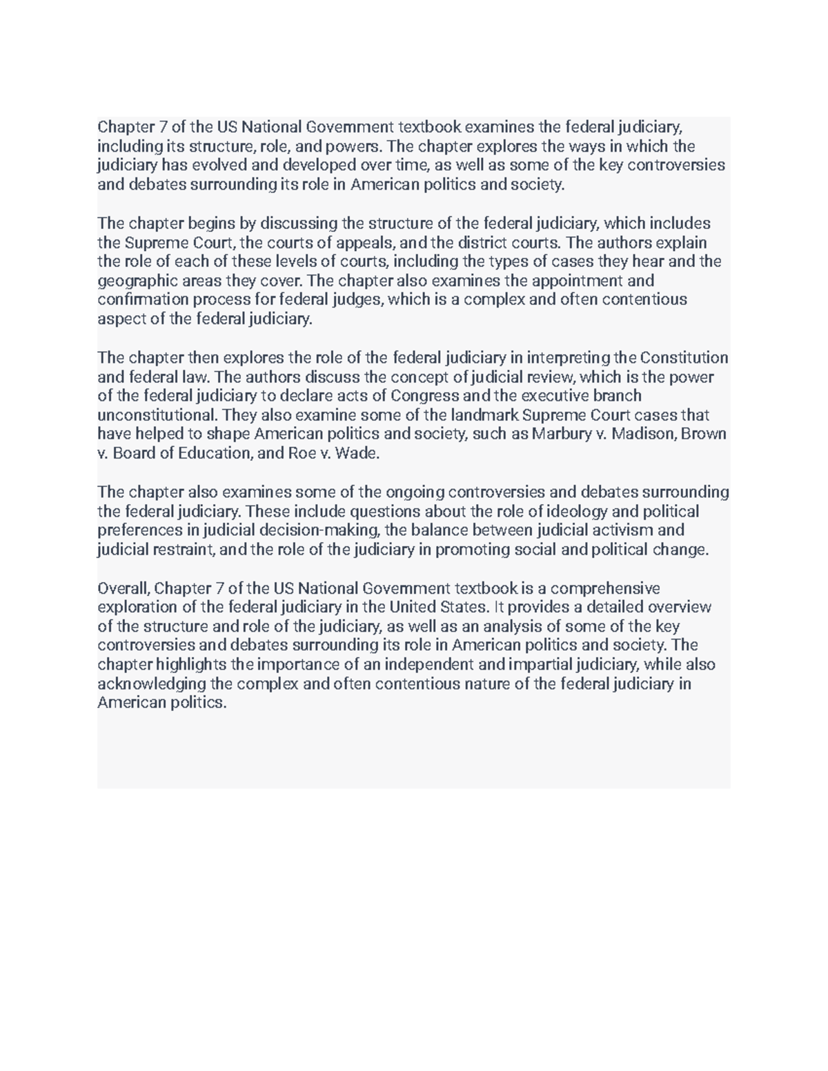 US National Government (11) - Chapter 7 of the US National Government ...