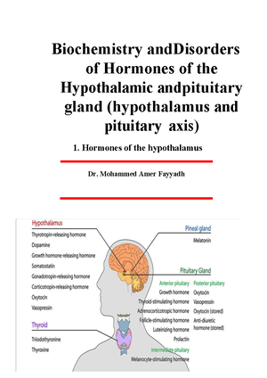 Biochemistry hormones 1 - clinical chemistry - Biochemistry ...