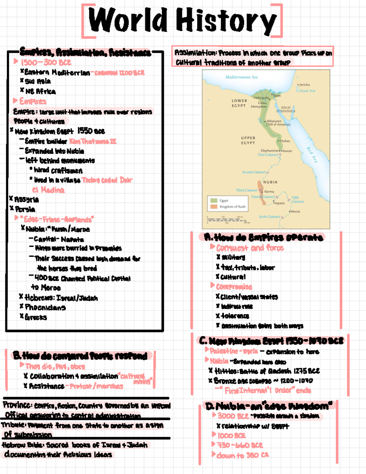 World History up to 1500 lecture notes - World History Empires ...