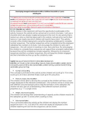 Unit 2 D1 - GCSE - Unit 2 D1 Describe the expected pattern of ...