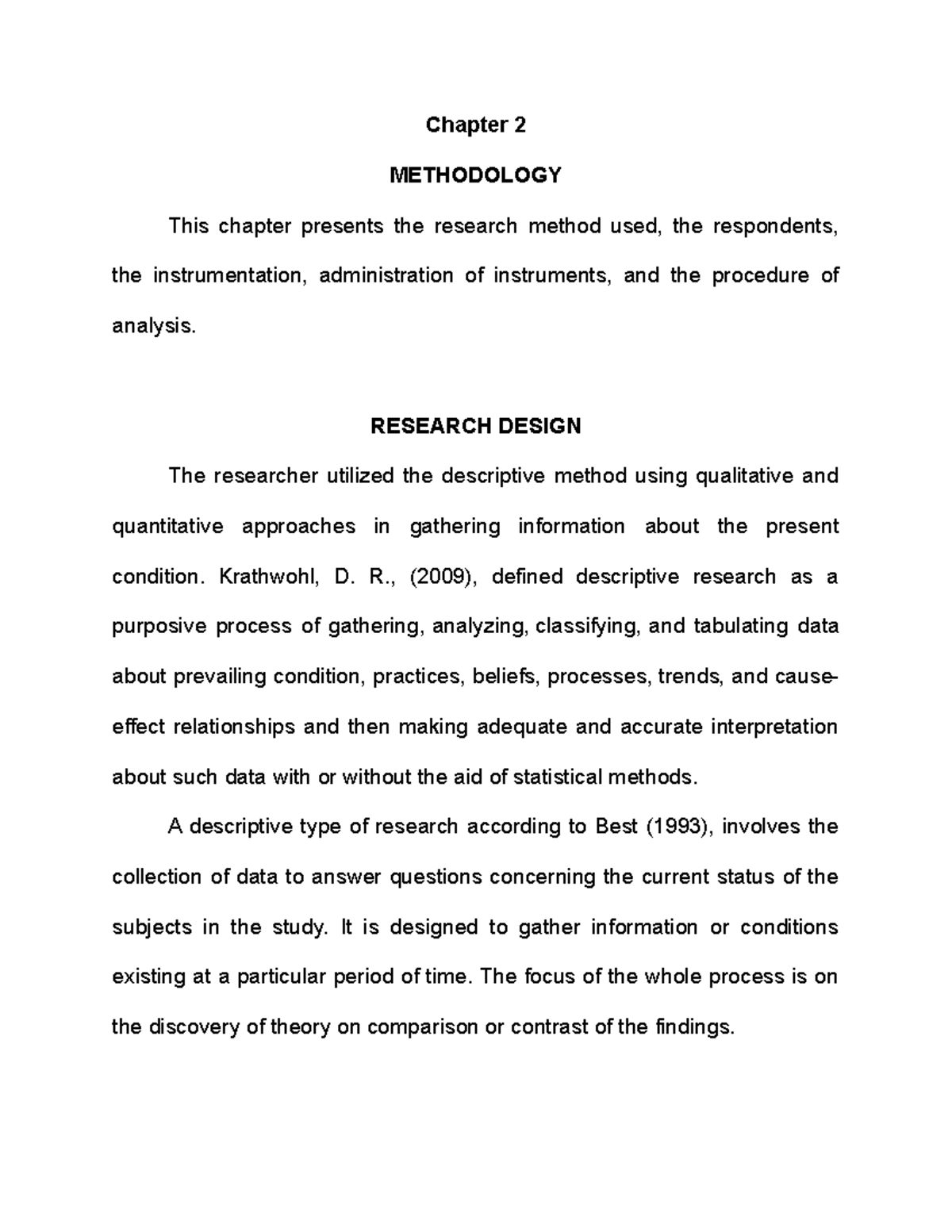 357023847 Chapter 2 Sample - Chapter 2 METHODOLOGY This chapter ...