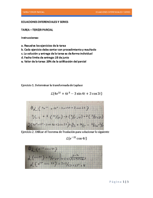 Ecuaciones Diferenciales y Series - UVM - Studocu