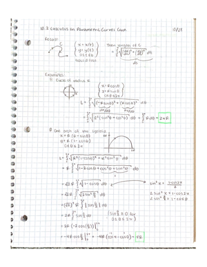MATH 143 Notes (12.4 Cross Product) - MATH 143 - Studocu