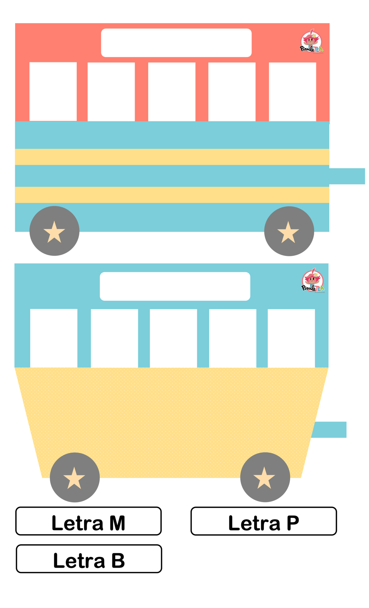 Actividad Tren de Sílabas de las letras M, P, B - Evaluación ...