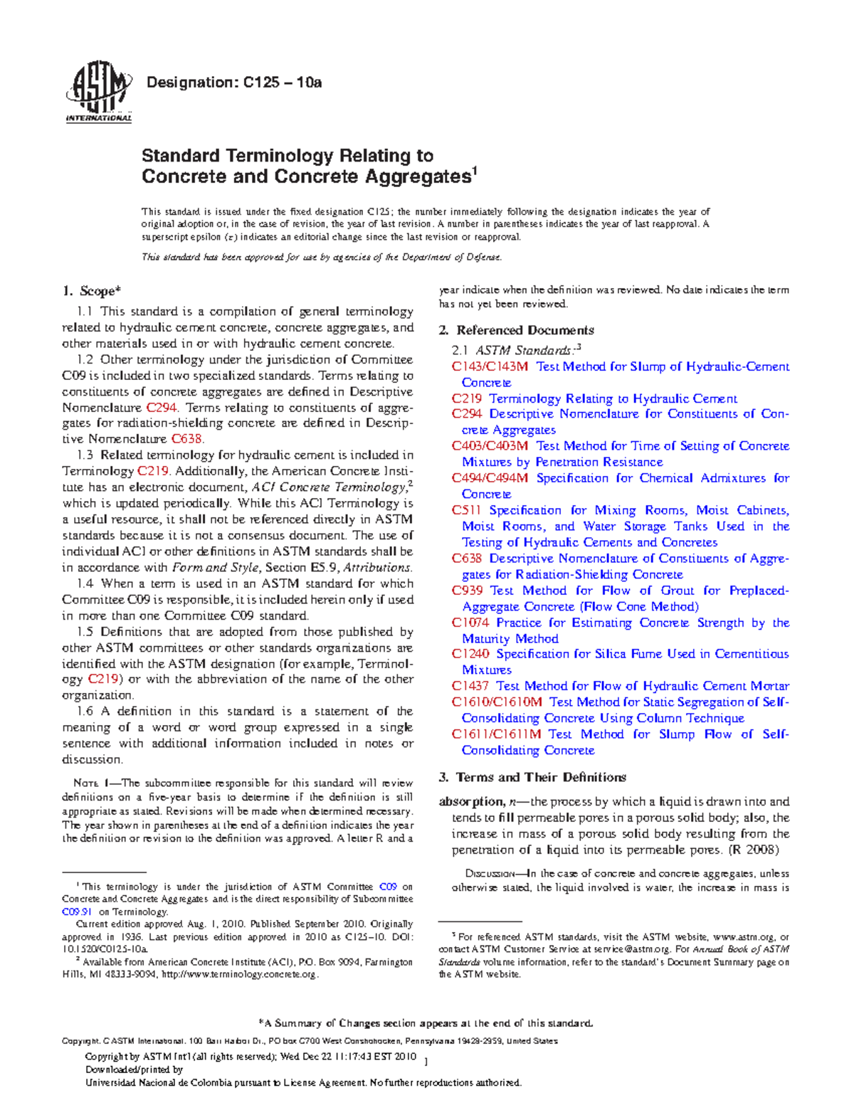 ASTM C125-Terminología - Designation: C125 – 10a Standard Terminology ...