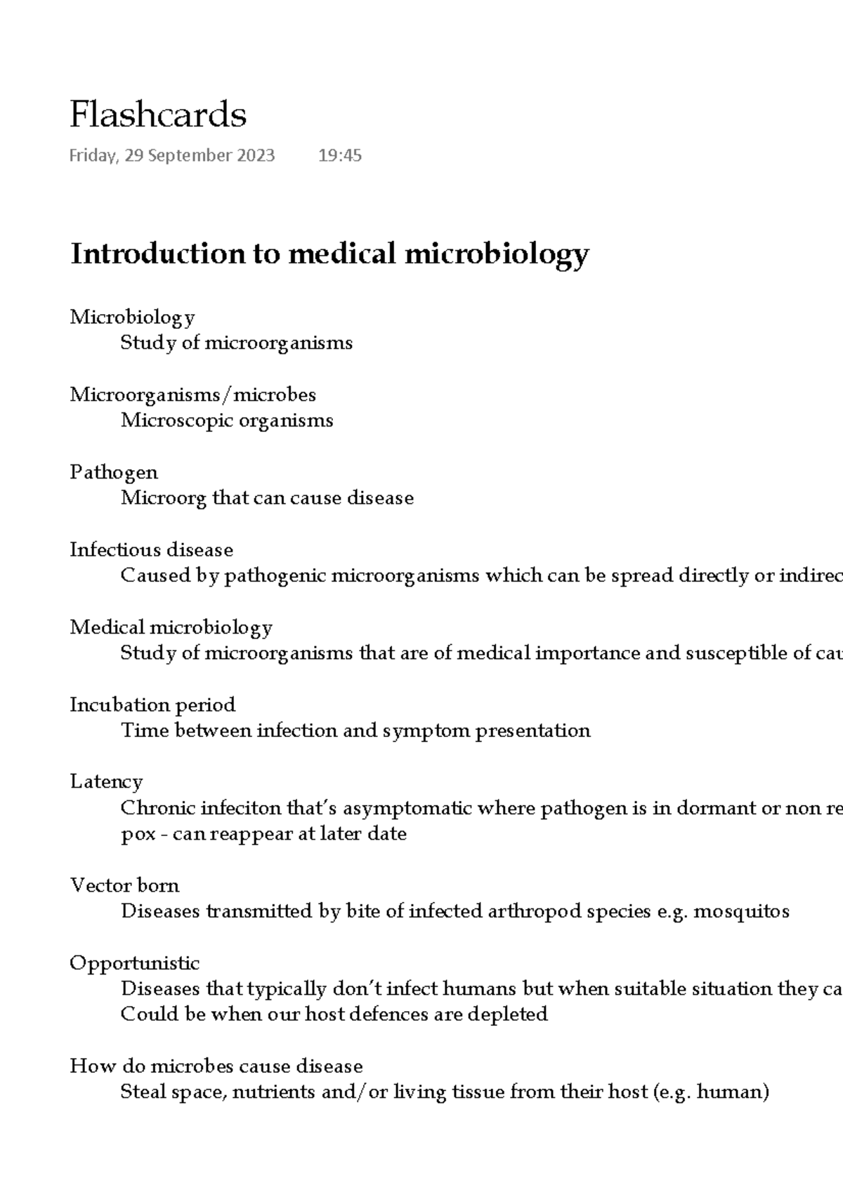 Medical Microbiology Notes - Introduction to medical microbiology ...