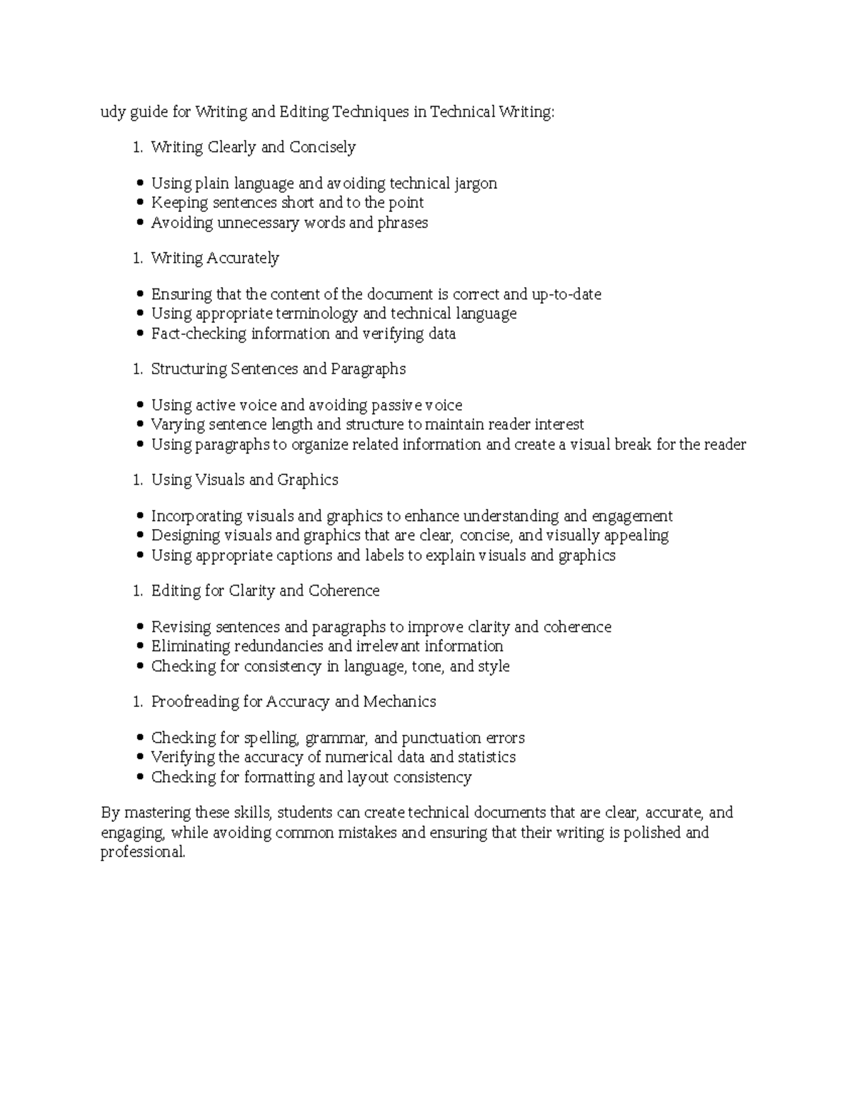 Writing And Editing Techniques Writing Clearly And Concisely Using Plain Language And Avoiding