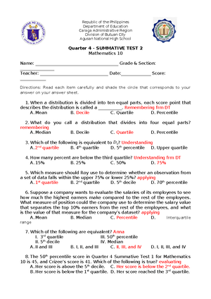 Math9 Quarter 2 Module 1 - Mathematics Quarter 2 Module 1 Variations ...