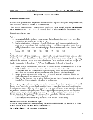 Midterm 2 Review - Exam Review – Midterm 2 COSC 2100 (Data Structures ...