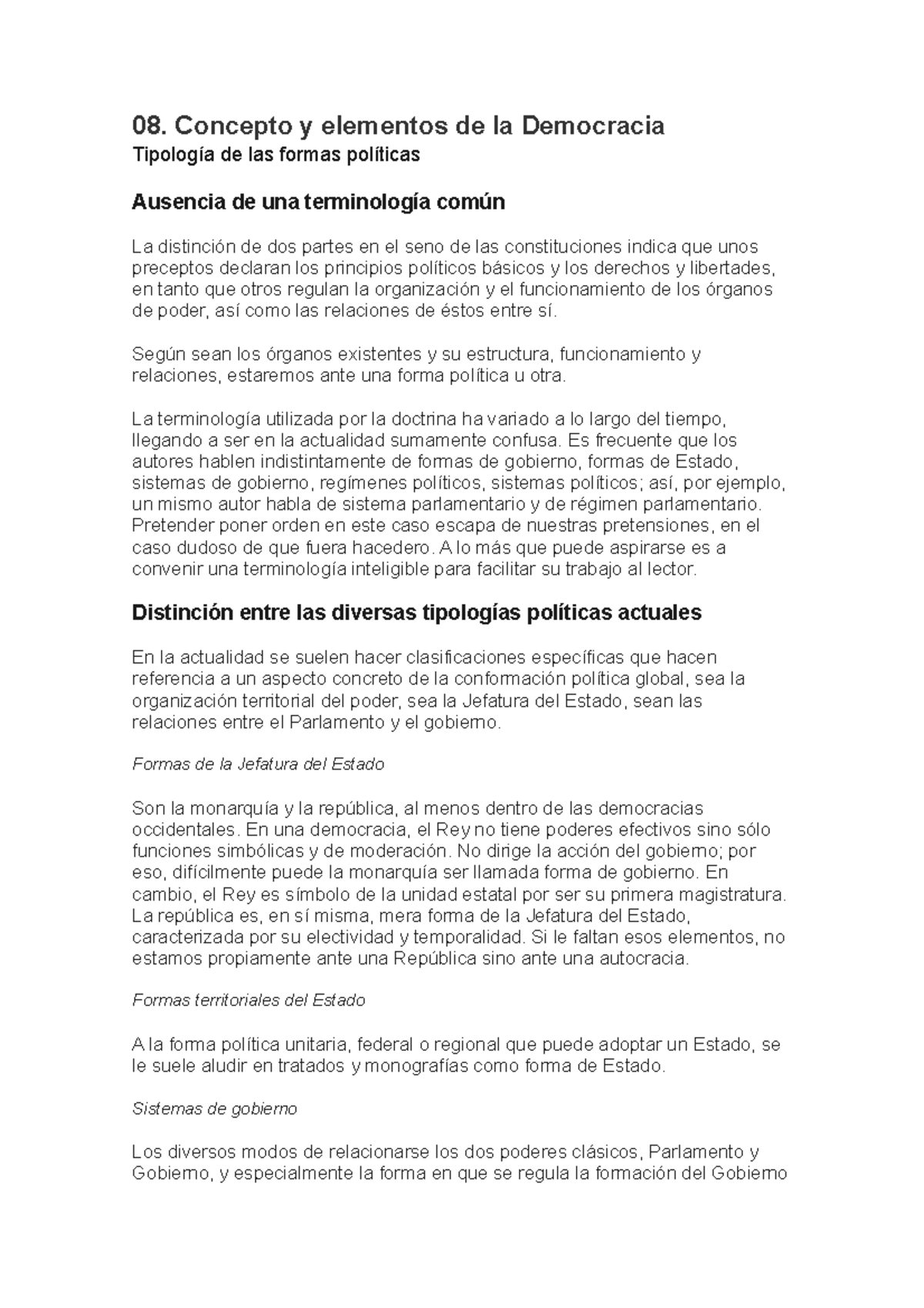 08. Concepto y elementos de la Democracia - 08. Concepto y elementos de ...