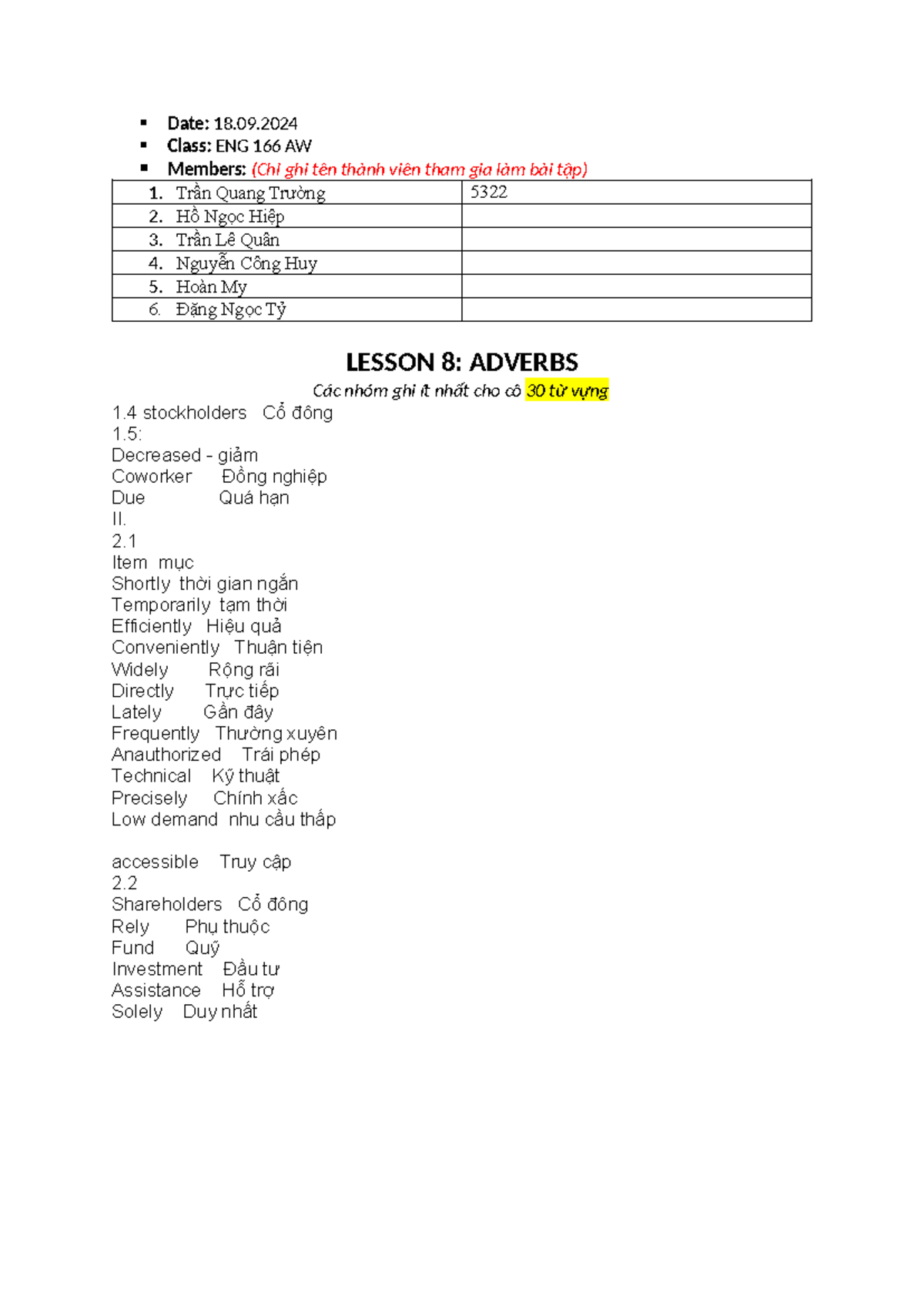 166AW 18.09.24 Group 6 - abc - Date: 18. Class: ENG 166 AW Members ...