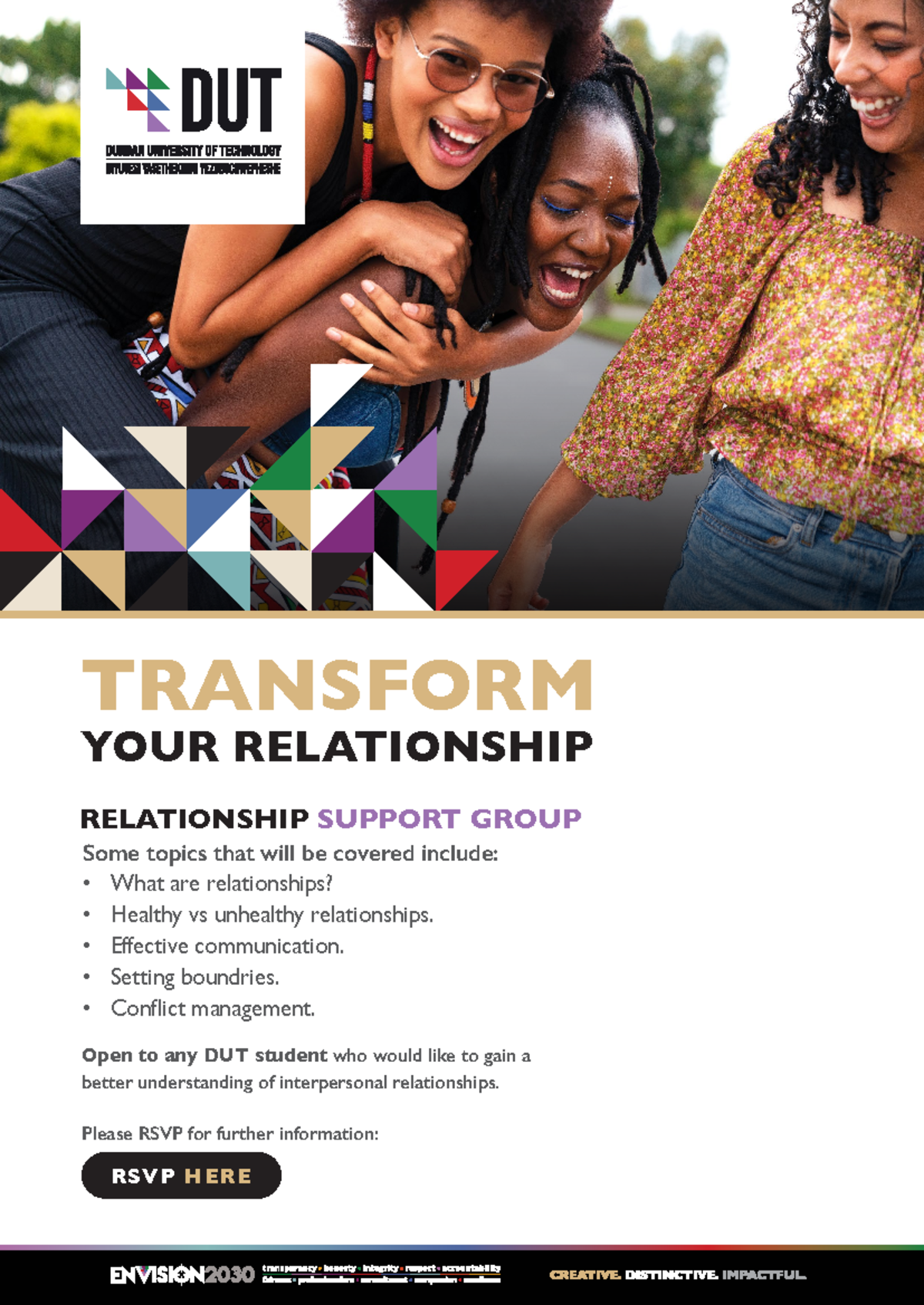 Transform Your Relationships - Support Group Advert - PETR401 ...