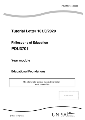 Tutorial Letter 301 Both for Hsyallx - HSYALLX/301/3/ Tutorial Letter ...