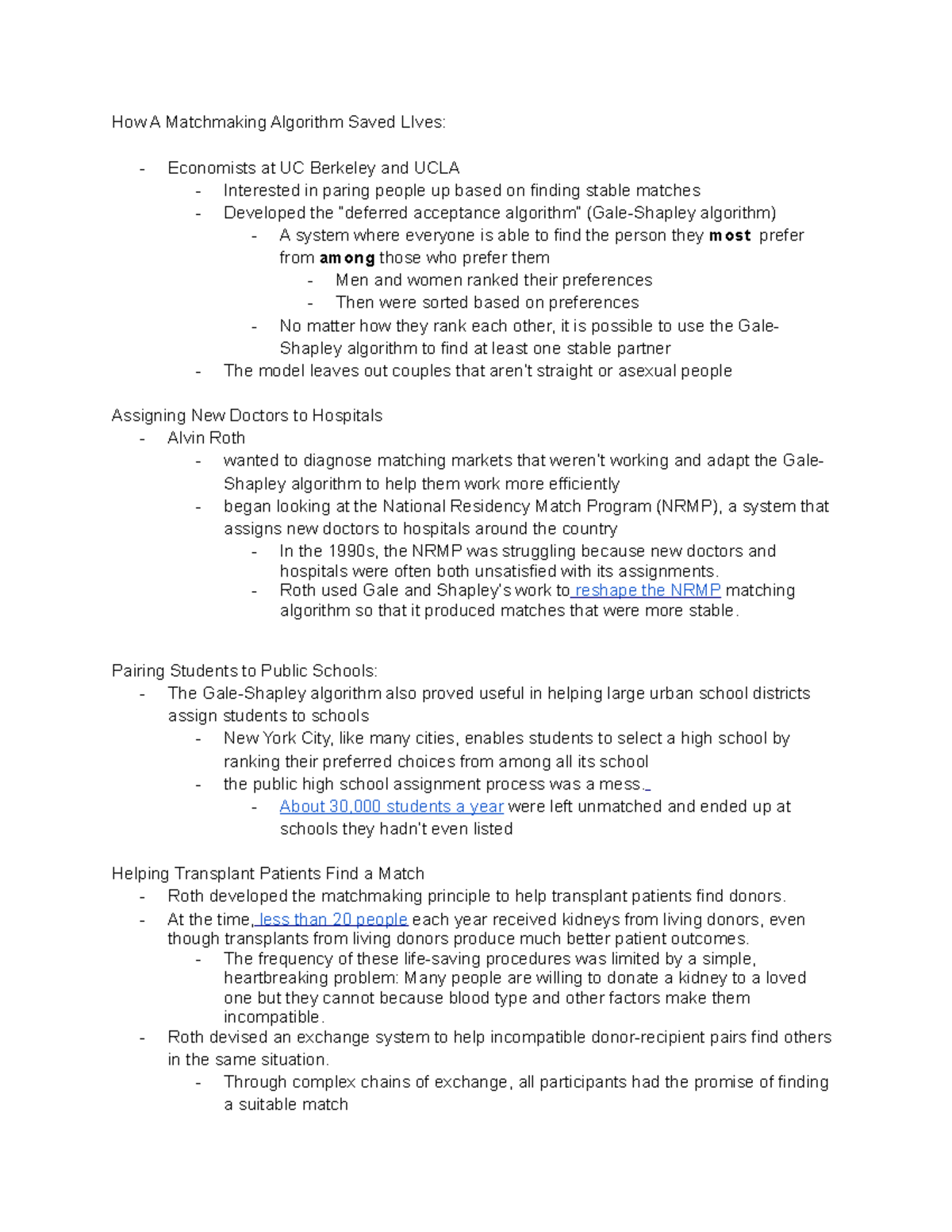 How Matchmaking Algorithm Saved Lives How A Matchmaking Algorithm 0167