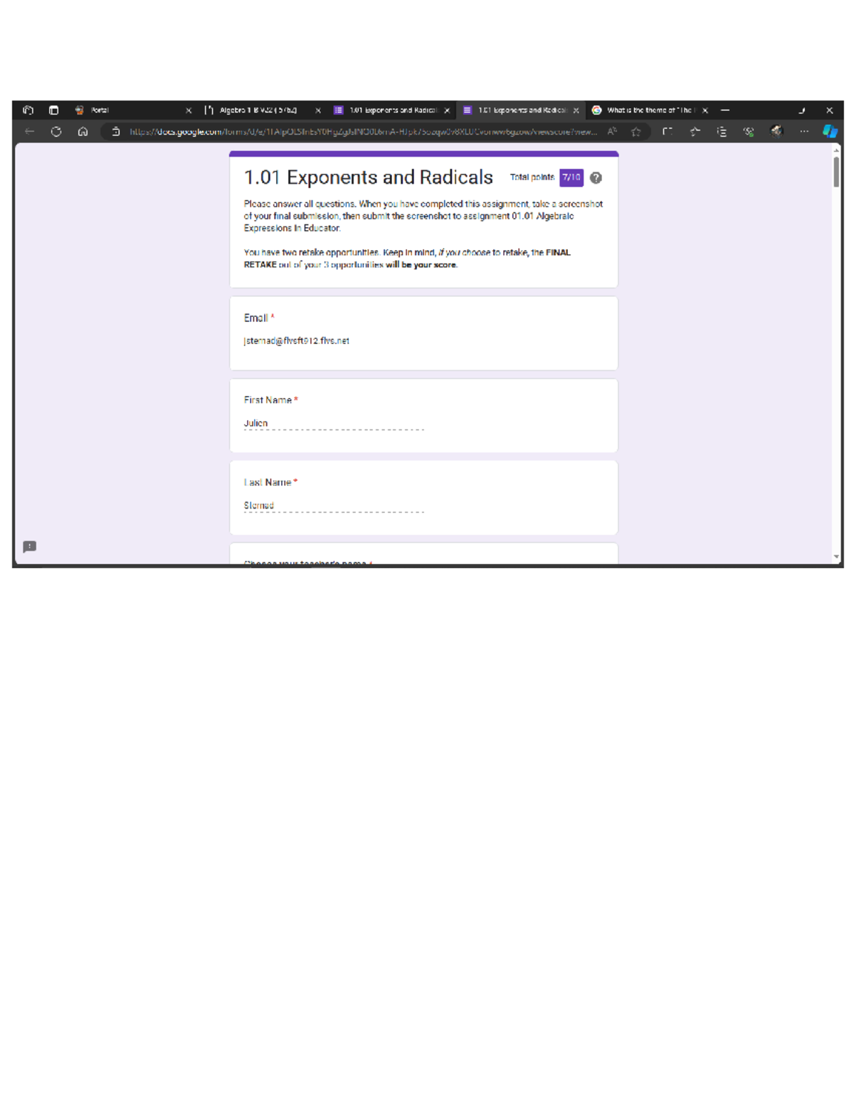 1.01 Exponents and Radicals - Studocu