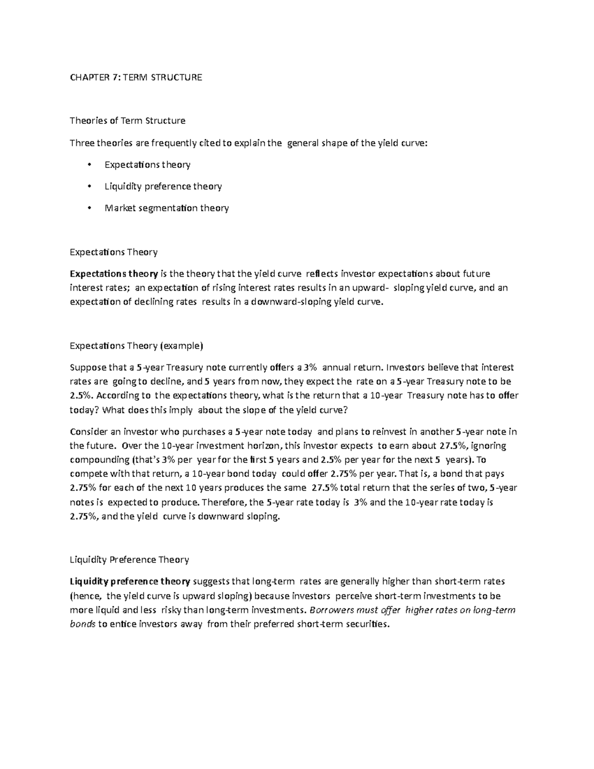 C7 TERM Structure - CHAPTER 7: TERM STRUCTURE Theories of Term ...