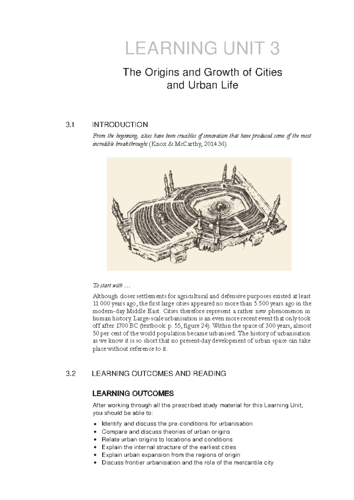 Learning UNIT 3 - Summary - LEARNING UNIT 3 The Origins and Growth of ...