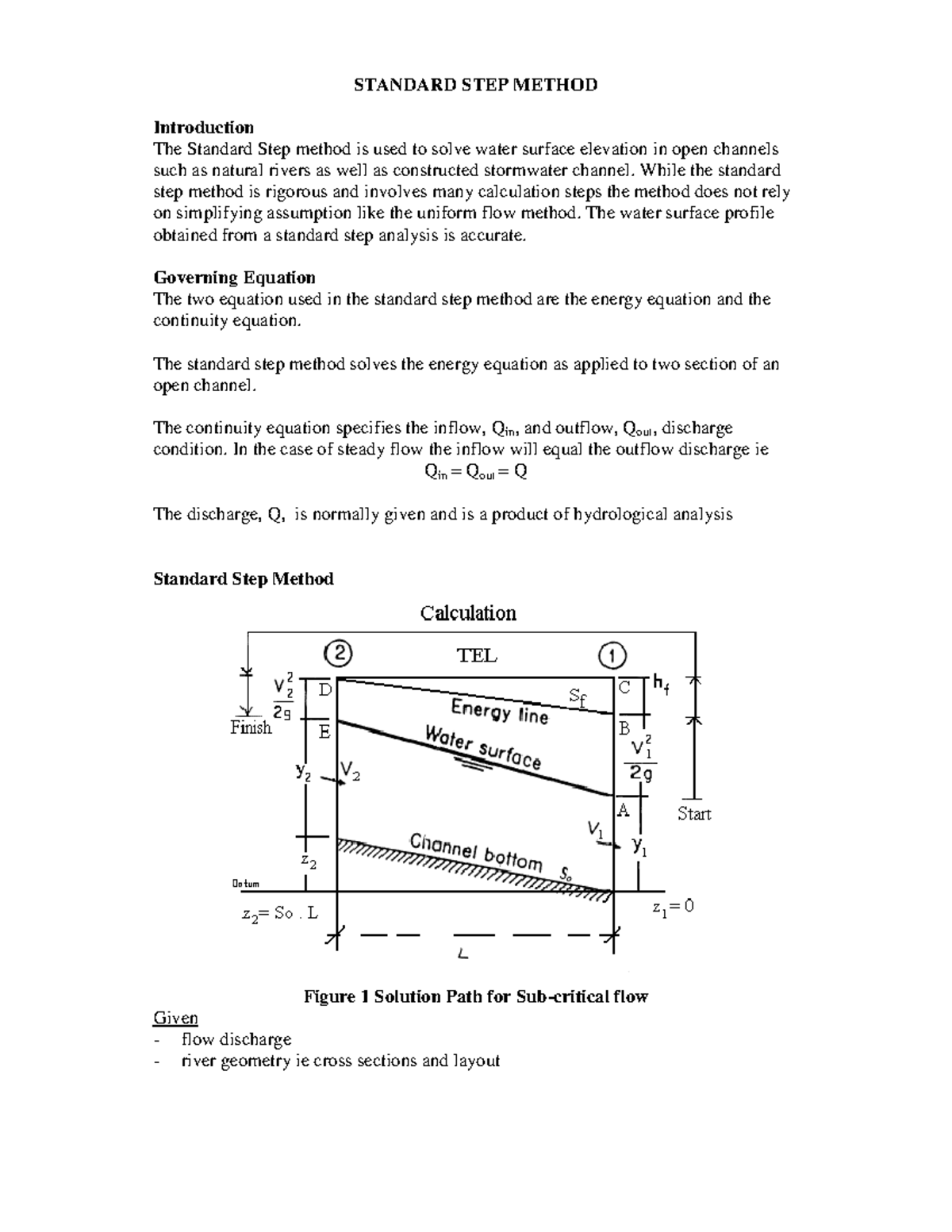 Ssm1(1) - STANDARD STEP METHOD - STANDARD STEP METHOD Introduction The ...