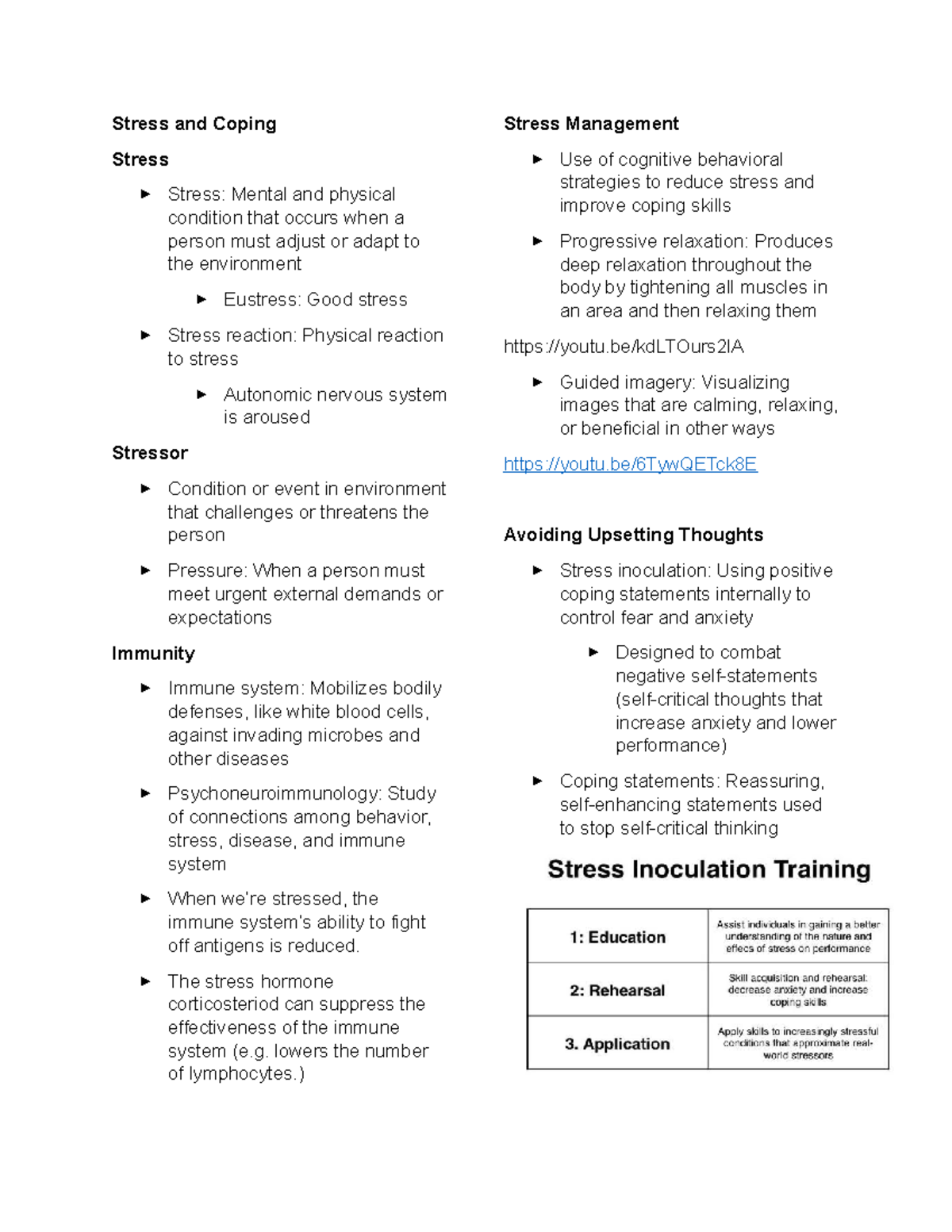 Stress and Coping- Health Psychology - Stress and Coping Stress Stress ...