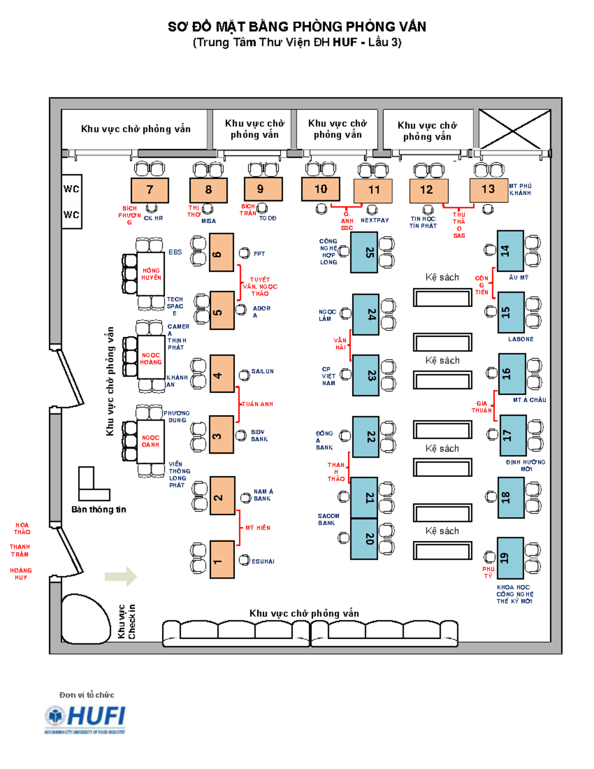 Floor 3rd and 4th Map Library Hufi 2022 1 - SƠ ĐỒ MẶT BẰNG PHÒNG PHỎNG ...