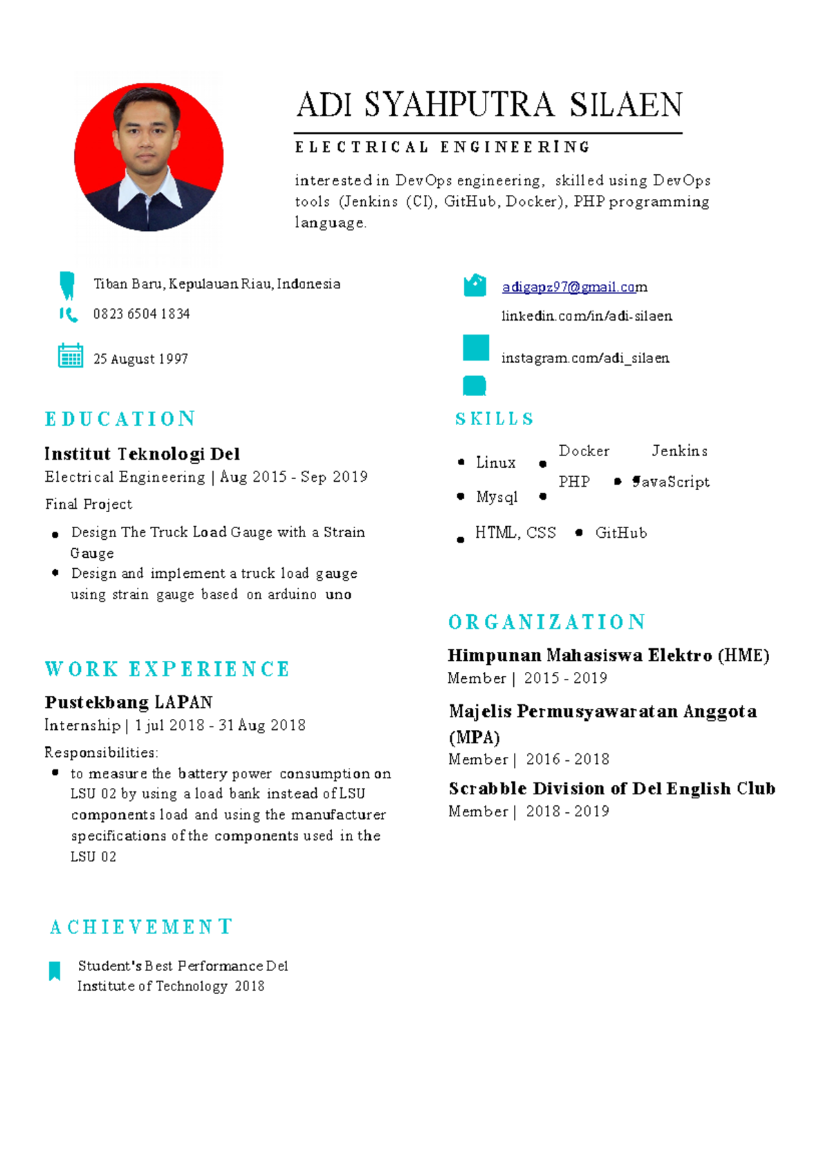 Adi syahputra silaen - 2022 - A D I SYAHPUTRA S I L A E N E L E C T R I ...