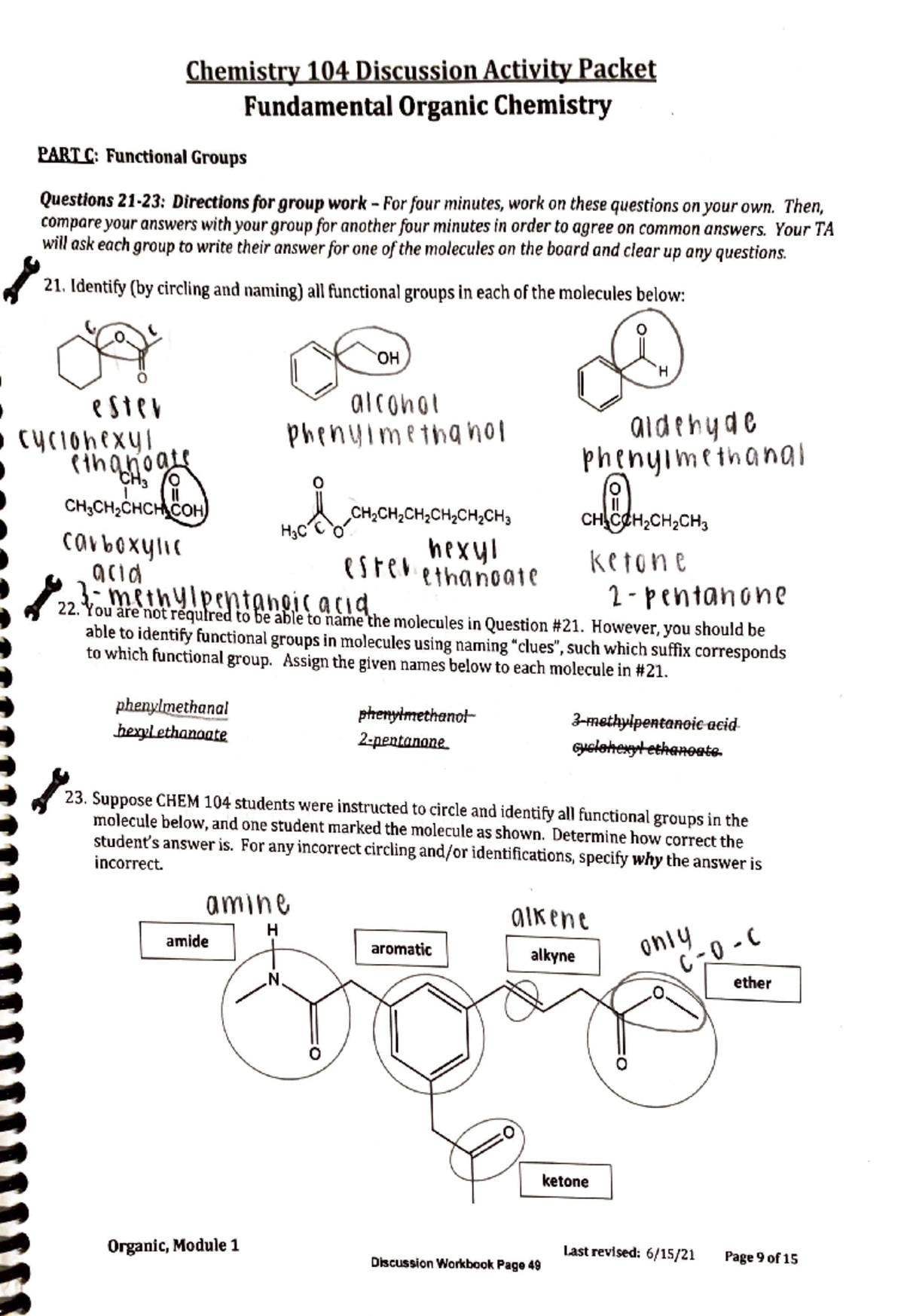 Module 1: Fundamental Organic Chemistry - Chemistry 104 Discussion ...