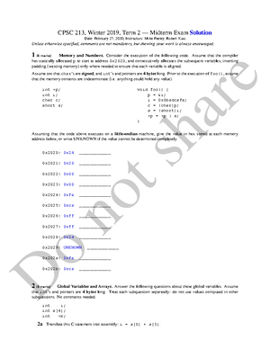 Isa - ISA Sheet - These two tables describe the SM213 ISA. The first gives the general form for ...